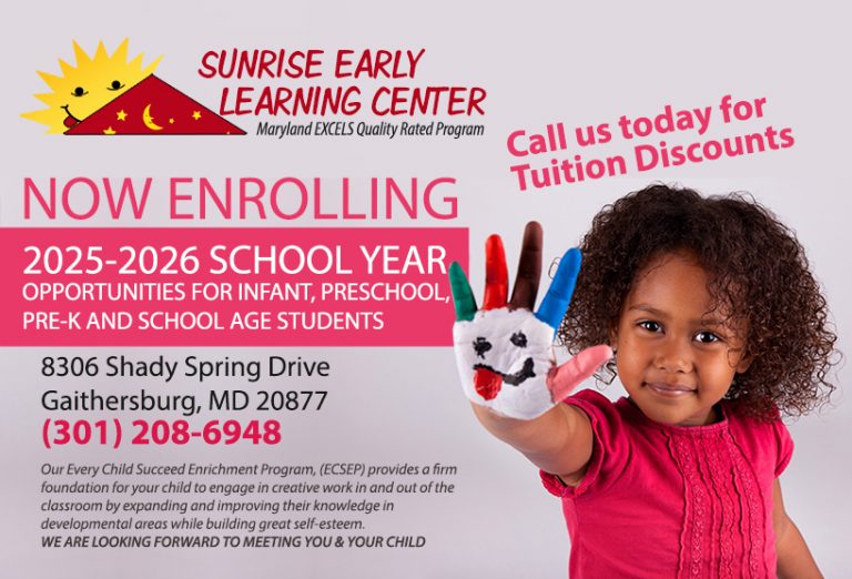 Sunrise Early Learning Center – Loving, Learning, Guiding and Teaching